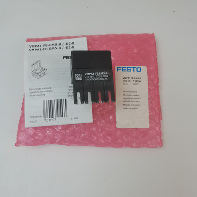FESTO电子模块VMPA1-FB-EMS-8