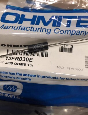 全新原装13FR030E 电流传感电阻器 3W 0.03OHMS 0.03R 1%  Ohmite