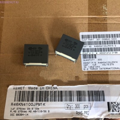 R46KN4100JPM1K  KEMET基美AV 安规薄膜电容X2  275V 1UF 105K