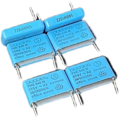 全新瑞典RIFA PHE840M 220NF 0.22UF 275V  224 安规电容 22mm