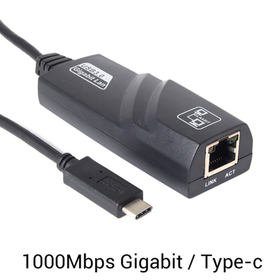 New 1000Mbps Type-c USB-C To RJ45 Gigabit Ethernet LAN