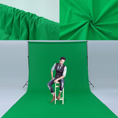 3*6m Green Screen Photography Backdrop Muslin Cotton Cloth