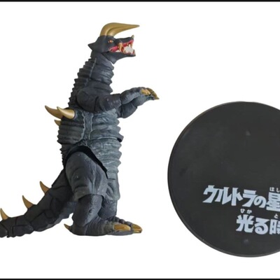 再版KOSHF布莱克王BLACK KING黑王布雷克奥特曼怪兽带涂装手办