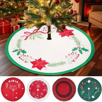60CM Red Xmas e Onaments Snowman Santa Claus Xmas e Mat