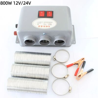 12V 24V 800W Car Heater Electric Cooling Heating Fan