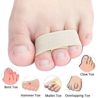 2Pcs Hammer Toe Straightener Toe Splints Bandages for