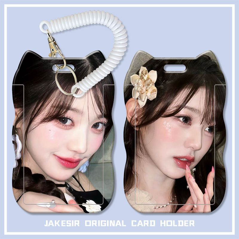 张元英明星周边学生滑盖卡套饭卡公交卡身份证保护套门禁校园卡