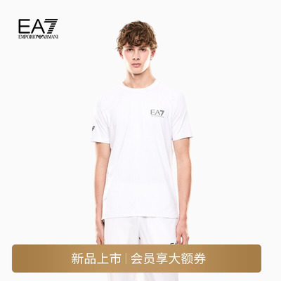 EA7/阿玛尼男士健身训练网球T恤