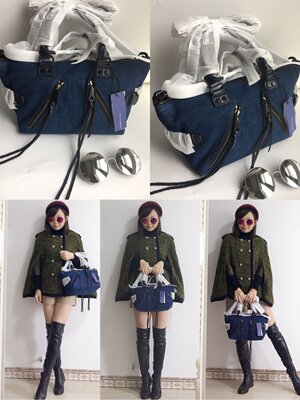 牛仔饺子包RebeccaMinkoff