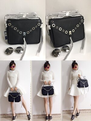 12美国代购Rebecca Minkoff瑞贝卡 明可夫DARREN 牛皮 邮差 包女