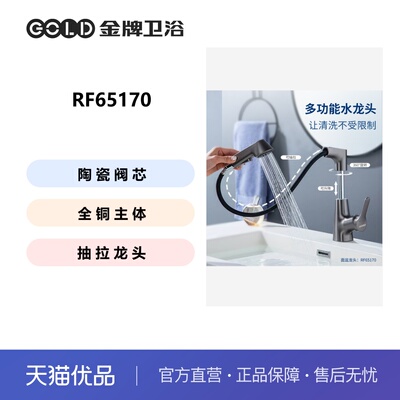 GOLD金牌卫浴 抽拉龙头 KA（不含安装）RF65170