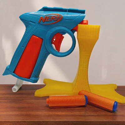 散货孩之宝nerf热火N弹系列绿色jolt 手动软弹发射器儿童玩具