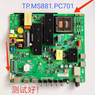 长虹 LED49C1000N LED49C1080N 主板TP.MS881.PC701 C490F13-E2-L