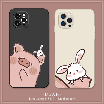 情侣苹果可爱任意机型