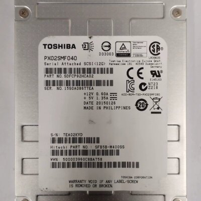 400G 12G SAS PX02SMF040 SFB58-M400SS 服务器SSD 提供测报议价