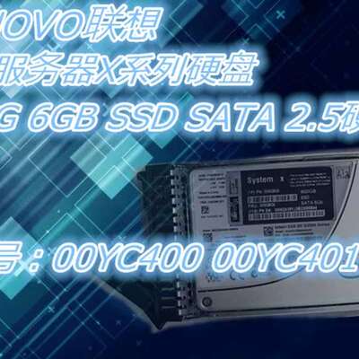 固态硬盘00YC400 00YC401 960GSATA X3650M5 SR650 SR550议价