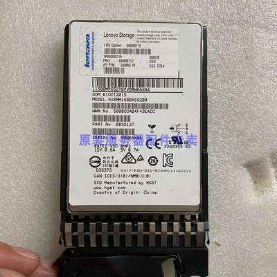00MM715 00MM717 800GB 12G SAS SSD 固态硬盘 S2200 S3200议价