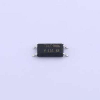 TCLT1006 晶体管输出光耦 DC输入 隔离电压(rms):5000V SOP-4-2.5