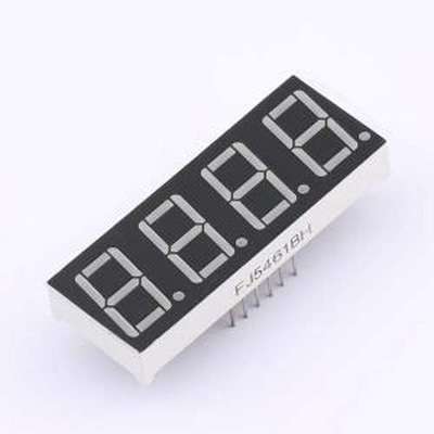 FJ5461BH 纯红 LED数码管 4位0.56英寸红色数码管 共阳极 插件