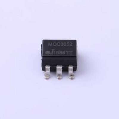 MOC3052SM 可控硅输出光耦 双向可控硅 无过零电路 1通道 SMD-6P