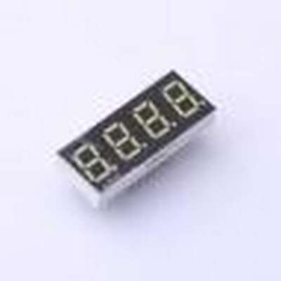 SR720401W/32 LED数码管 白光灯 四位 共阴 插件