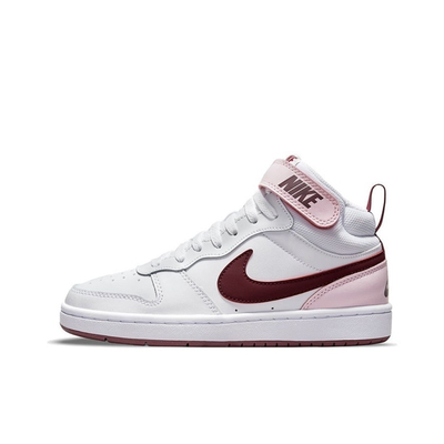 Nike Court Borough Mid 2 防滑耐磨中帮青少年板鞋 CD7782-104