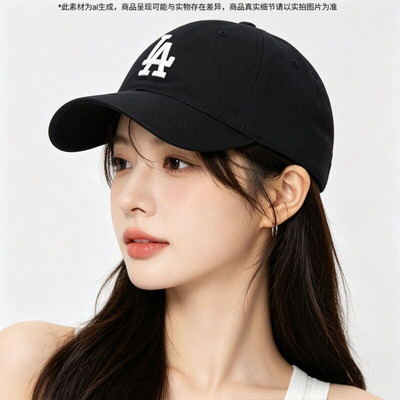 MLB明星同款帽子男女情侣款棒球帽软顶鸭舌帽CP66时尚休闲运动帽