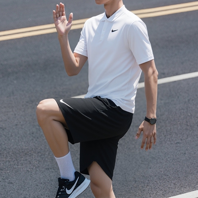 耐克男款五分裤2026夏季新款短裤训练透气健身黑色休闲裤子IF2051