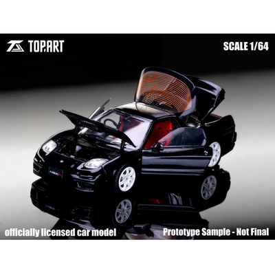TopArt 1:64 本田 Honda NSX-R NA2 合金全开仿真汽车模型