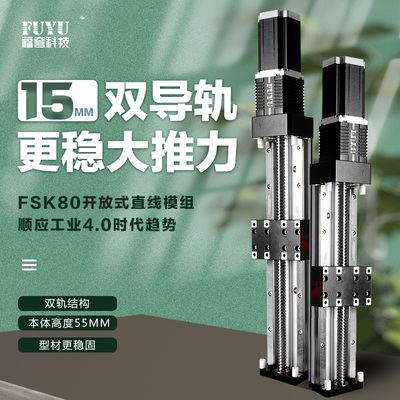 FUYU滚珠丝杆滑台精密步进垂直
