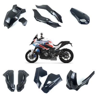 宝马S1000XR碳纤维改装外壳干碳