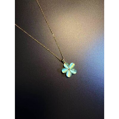 Vintage古着 Flower Glow可旋转项链
