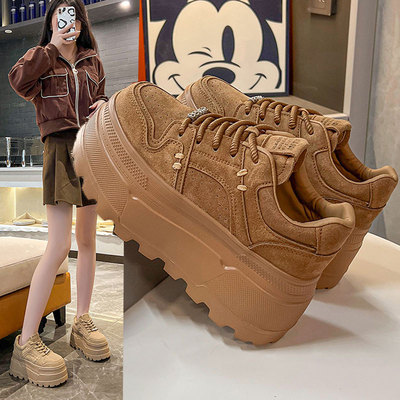 8cm内增高厚底运动休闲鞋