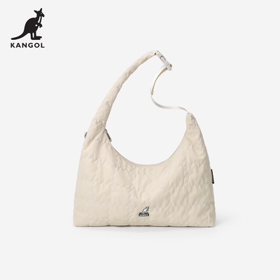 KANGOL腋下包女秋冬大容量单肩包高级感通勤hobo包上课云朵托特包