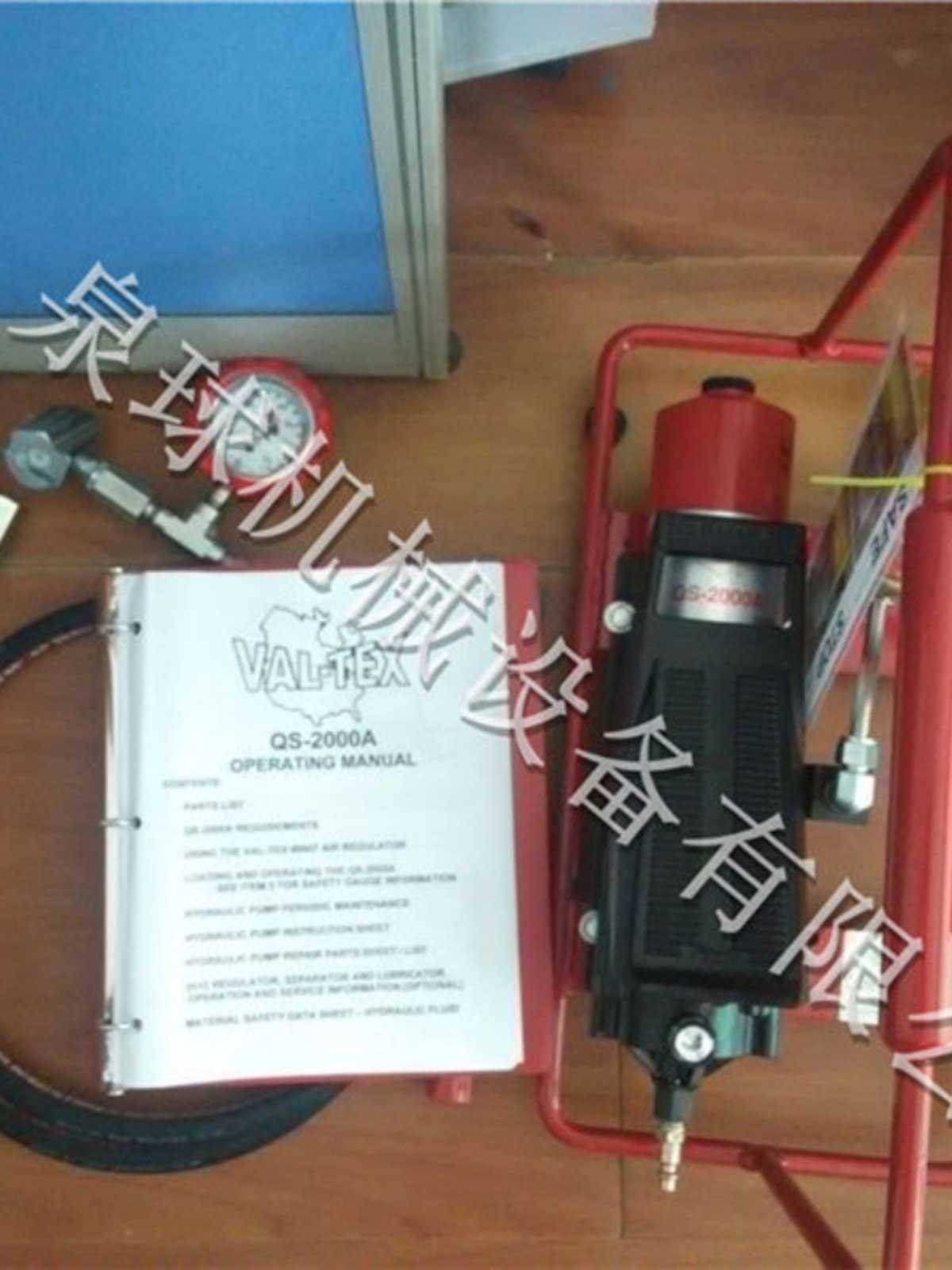 VAL-TEX QS-1800A-K foot-pedal hydraulic grease injection gun American ...