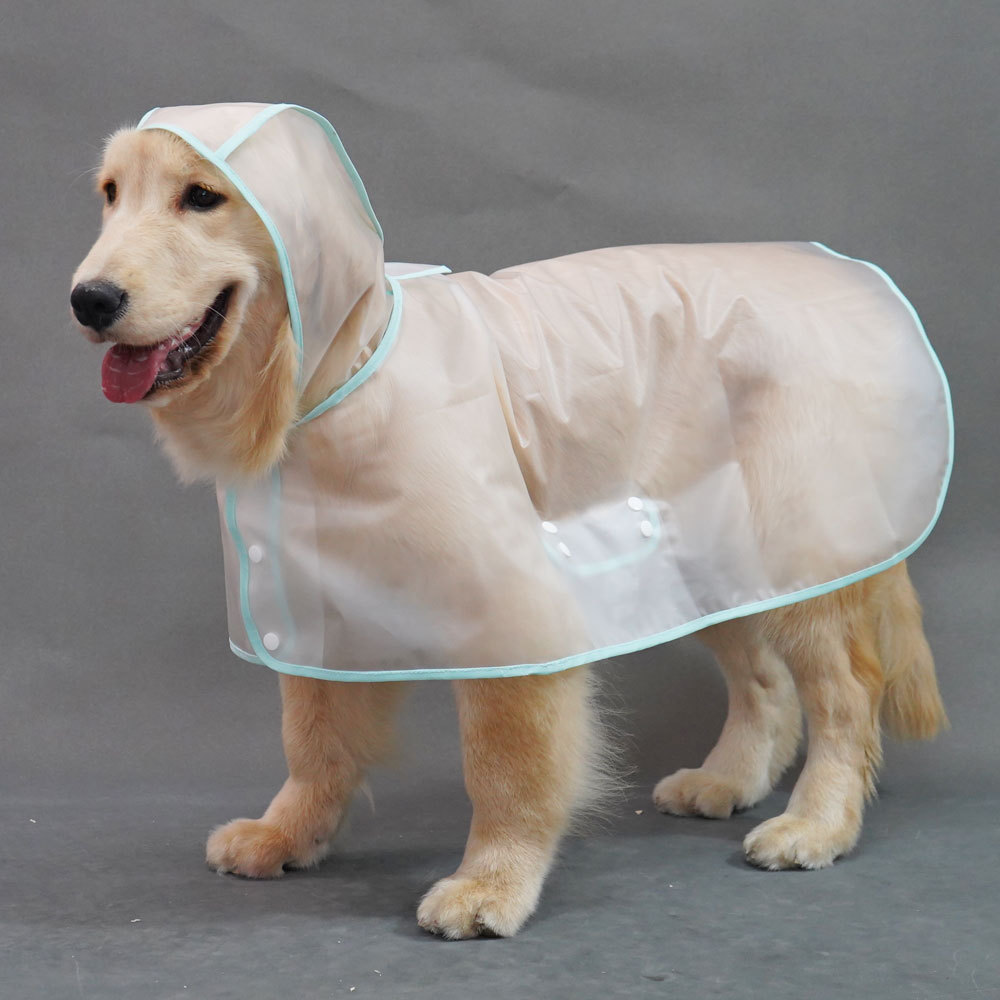 宠它透明tpu狗雨衣大型犬阿拉斯加犬衣服大狗宠物服饰厂家防水