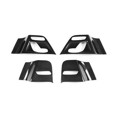 适用新奔驰G500大GG63W464巴博斯brabus碳纤维车门座椅调节开关框