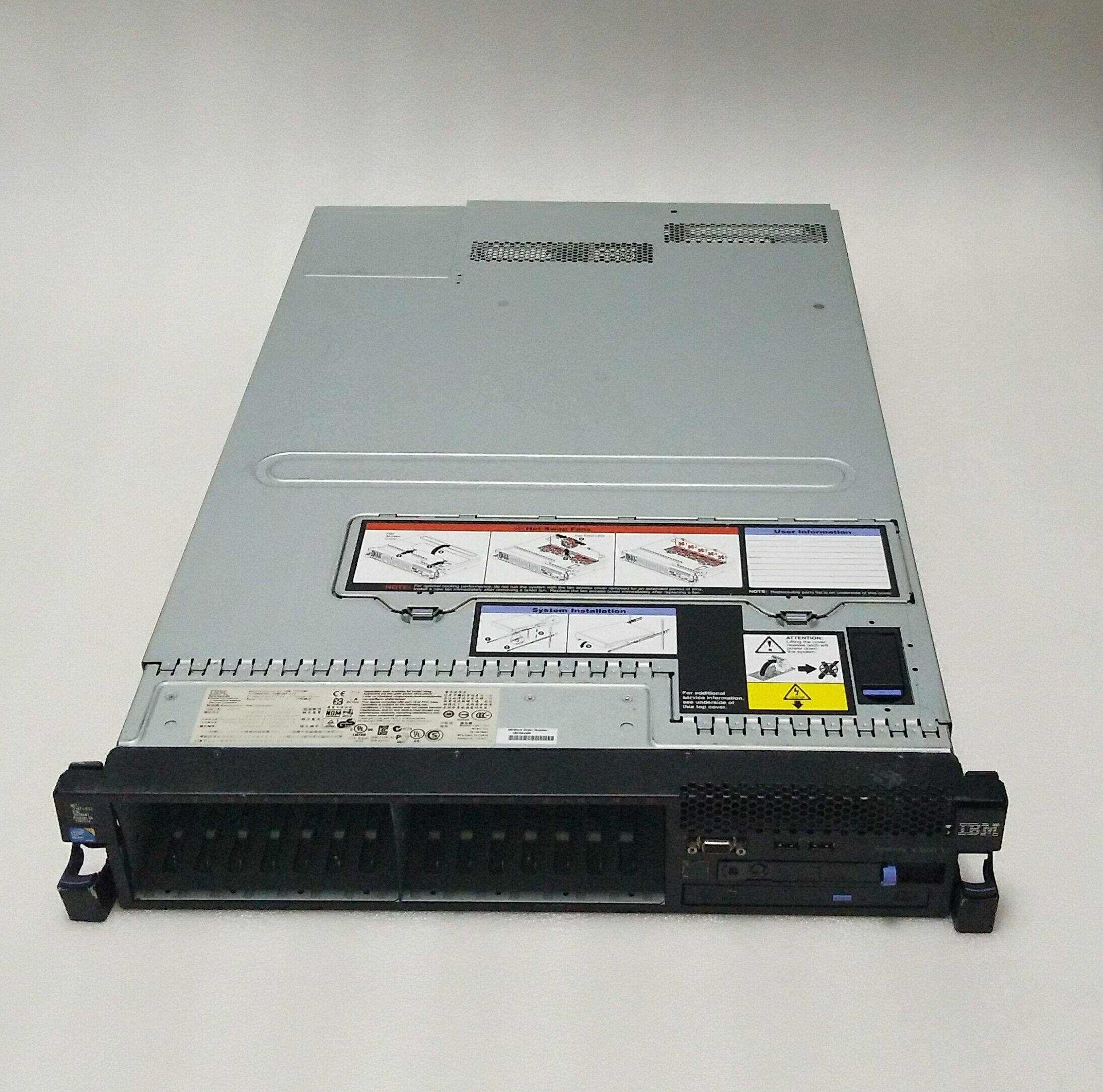 原装IBM X3690 X5 2U服务器 准系统平台 E5 4807 32G 300G 2U配件_虎窝淘
