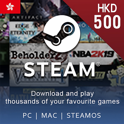 香港Steam数字礼物卡HKD500港币