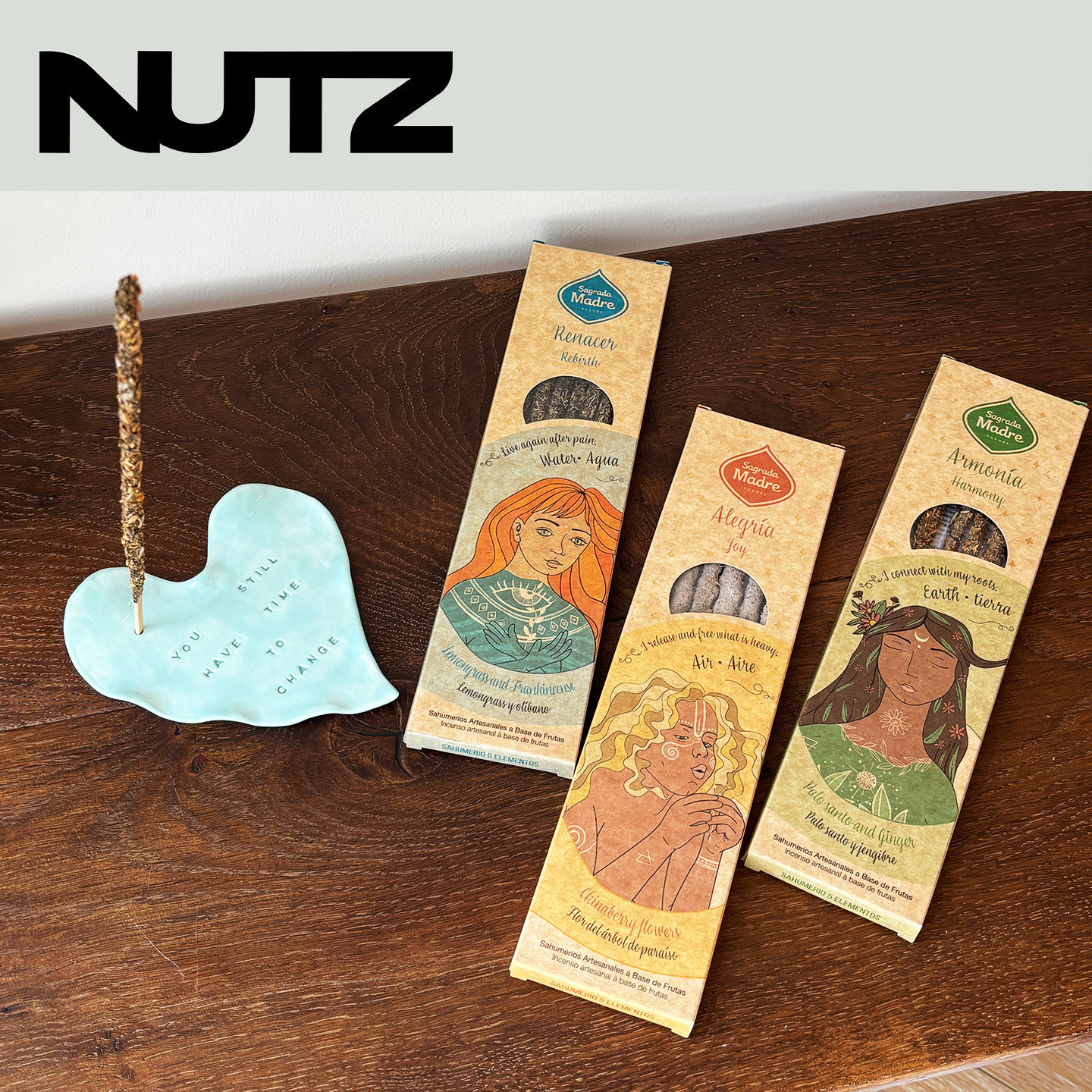 NUTZ圣马德雷Sagrada Madre五行系列香薰棒天然线香熏香冥想礼物