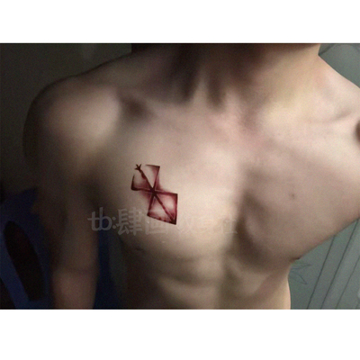 剑风传奇烙印战士彩色纹身贴男生