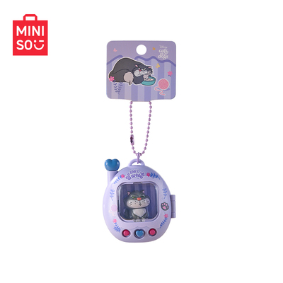 MINISO迪士尼猫猫狗狗萌宠背包挂件玩具总动员小奶油史迪奇植绒