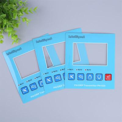 MT加急打样PVC面贴标牌面膜贴设v备仪表面薄膜按键开关机械面板标