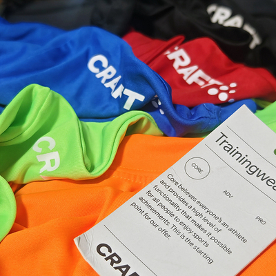 craft 1905925男款速干排汗弹性圆领短袖体恤跑步健身休闲运动