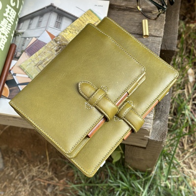 礼物真皮日记本A6手账本送礼复古