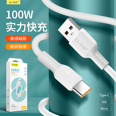 力拓1米iOS安卓Type-C充电线100W