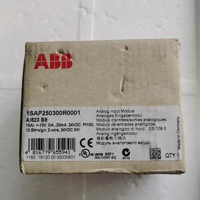 AI523 B9 1SAP250300R0001 模拟量输入模块 ABB工控议价维修