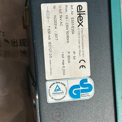 ES51/E20A 除静电装置电源 ELTEX 输5KVAC 输入230V议价维修