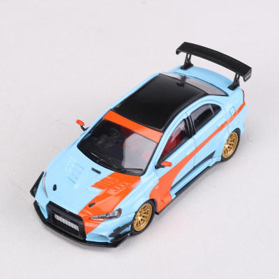新款 CM 1:64蓝瑟EVO X 10代宽体改装版仿真合金汽车模型收藏