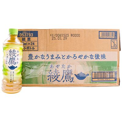 日本进口可口可乐绫鹰绿茶味饮料